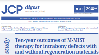 Long-term study shows M-MIST approach successful in treating intrabony ...